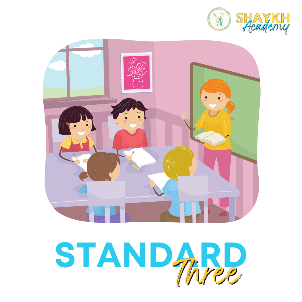 Maharashtra Board Textbook Solutions for 'Standard Three'