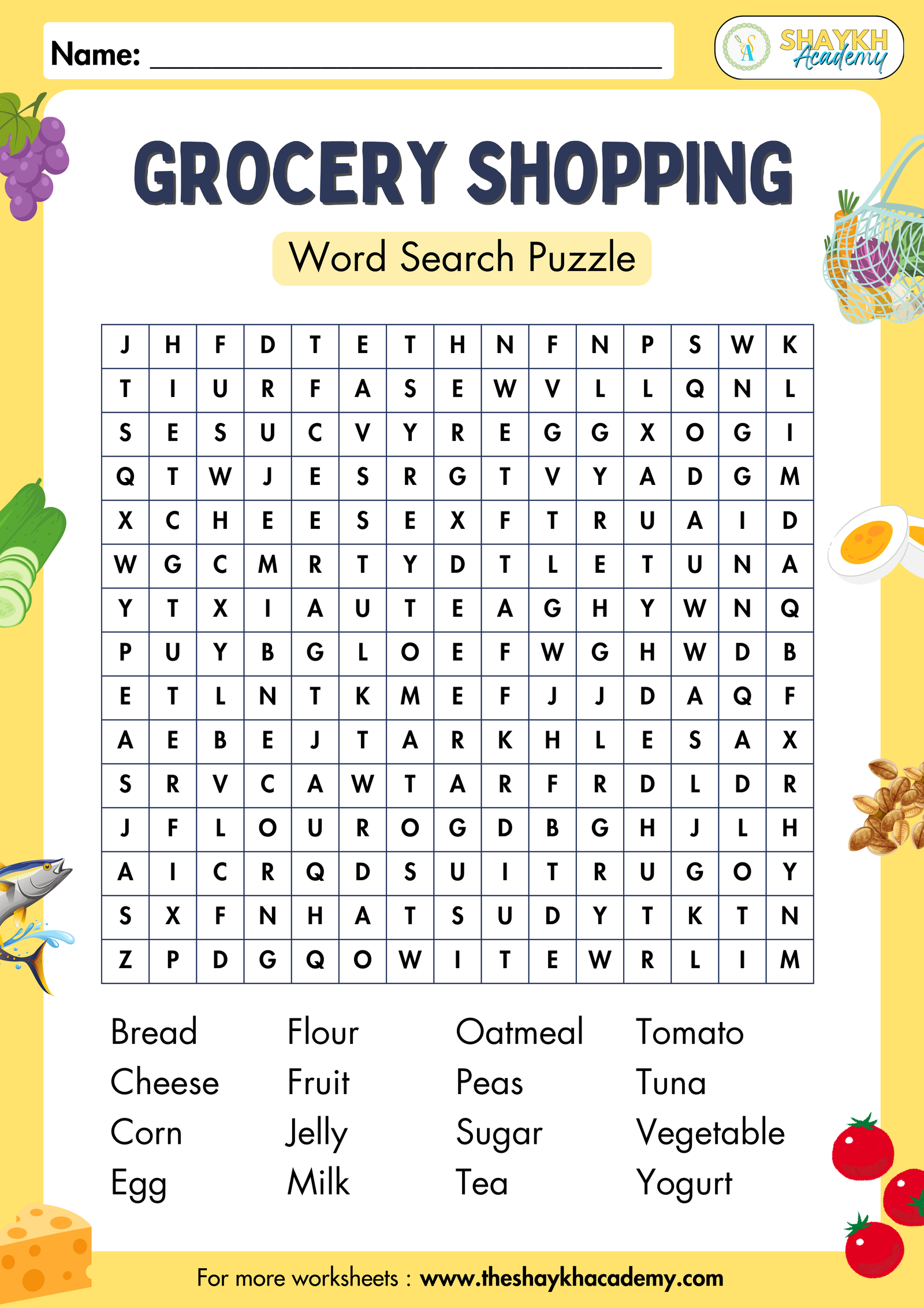 Medium Level Word Search - Puzzles