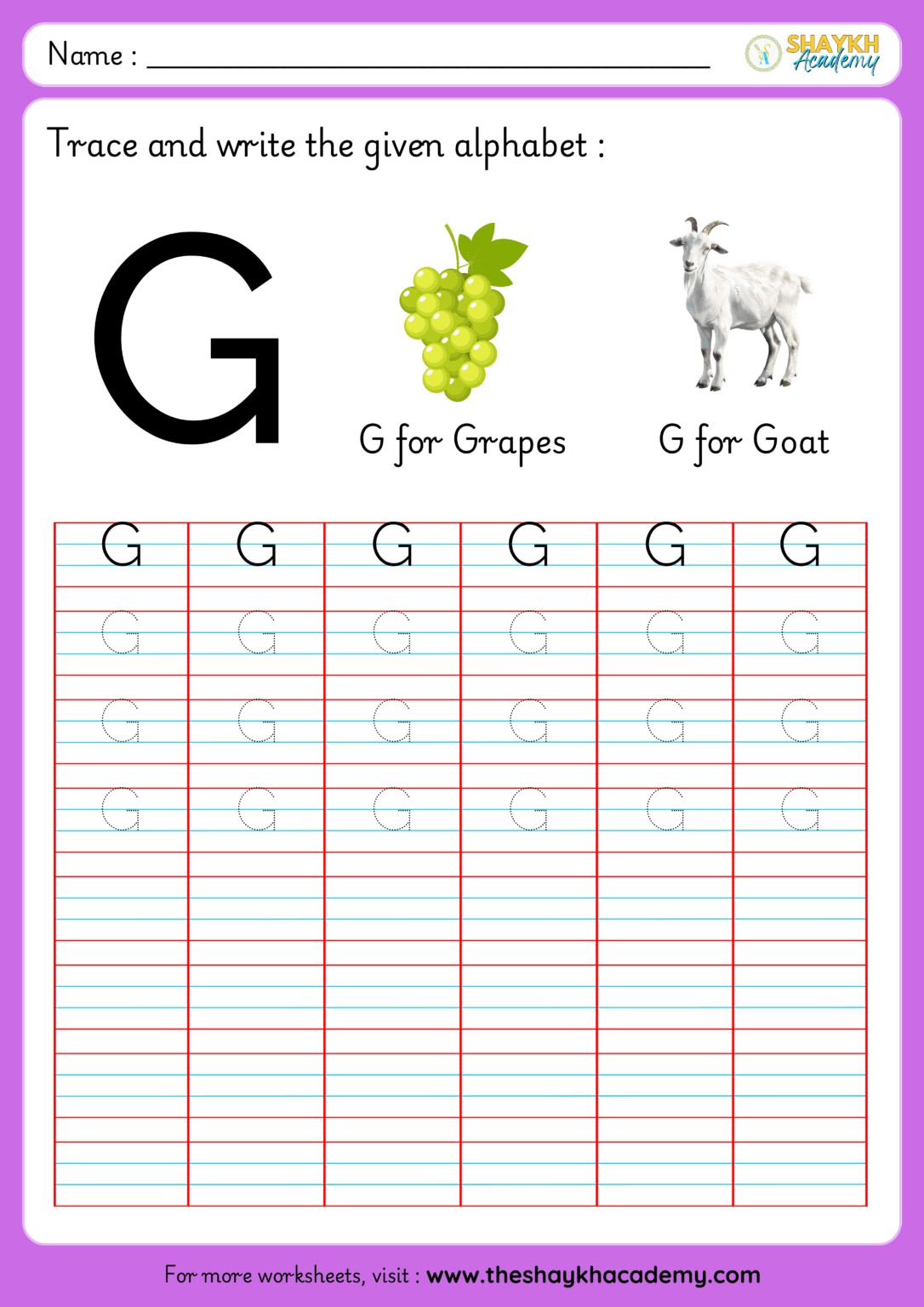Learn to Write & Practice English Capital Letters Worksheets