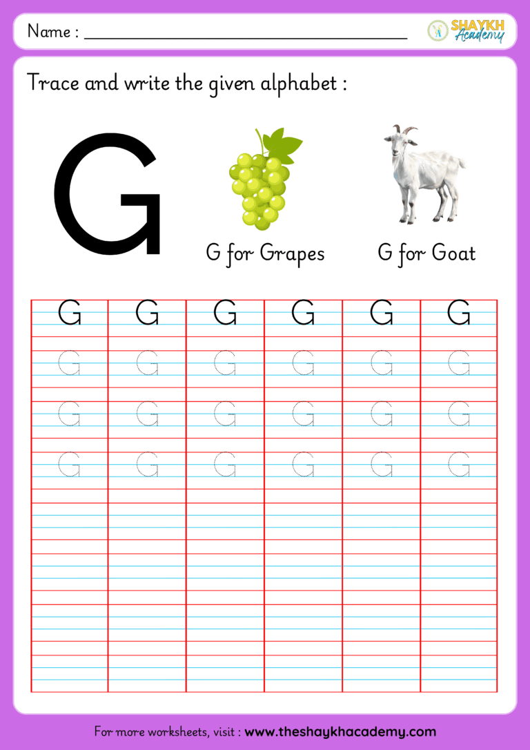 Learn to Write & Practice English Capital Letters Worksheets