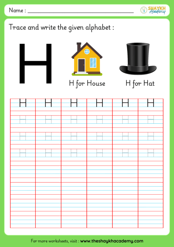 Learn to Write & Practice English Capital Letters Worksheets