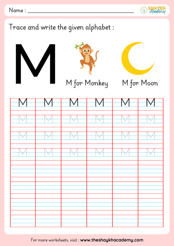 Learn to Write & Practice English Capital Letters Worksheets
