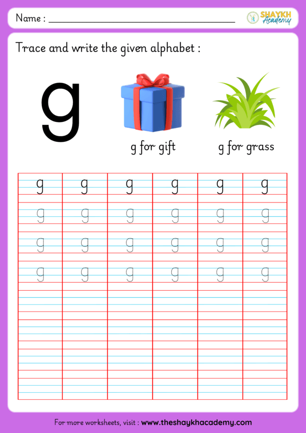 Learn to Write & Practice English Small Letters Worksheets